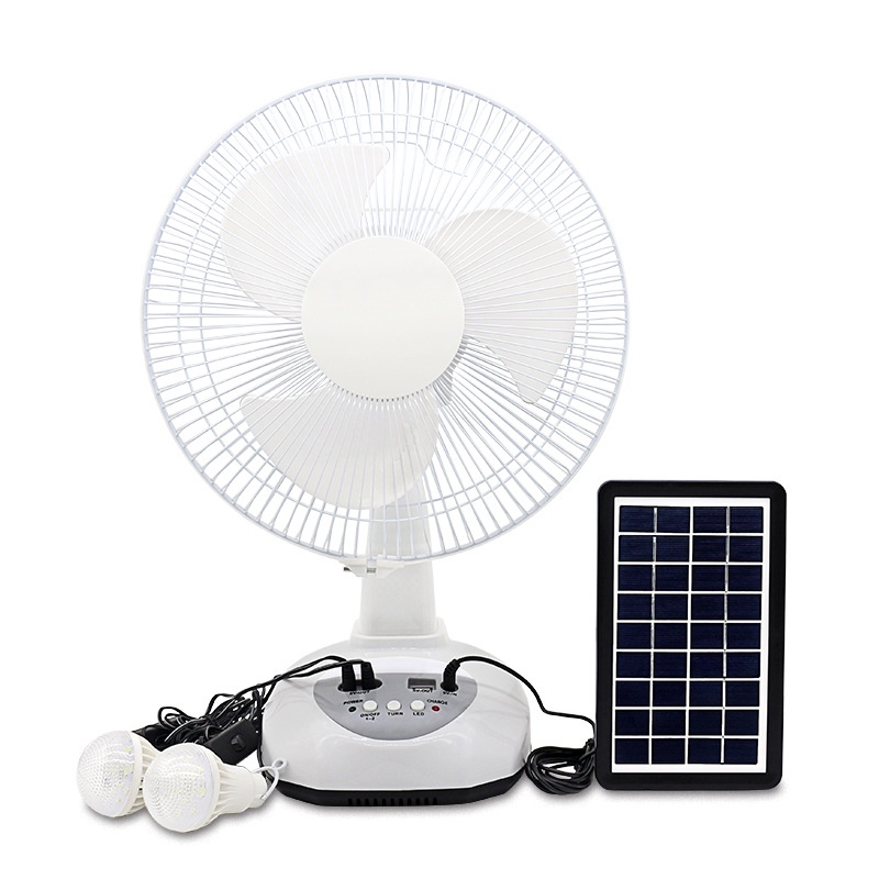 ENZO Original Solar Power Electric Fan Rechargeable Electric Fan Stand ...