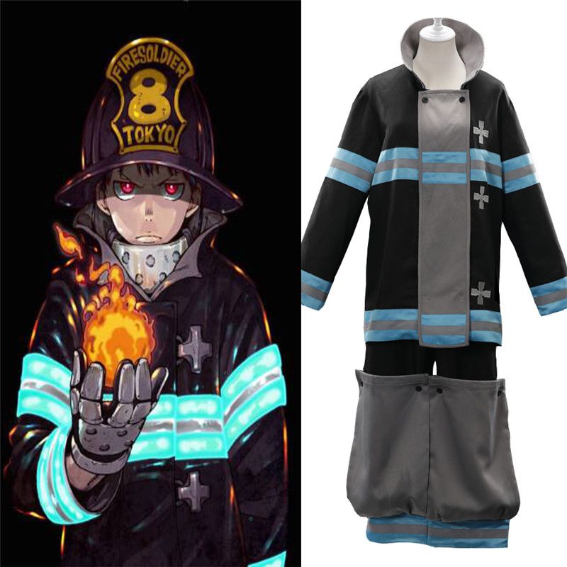 Enen no Shouboutai Fire Force Shinra Kusakabe Tamaki Kotatsu Cosplay ...