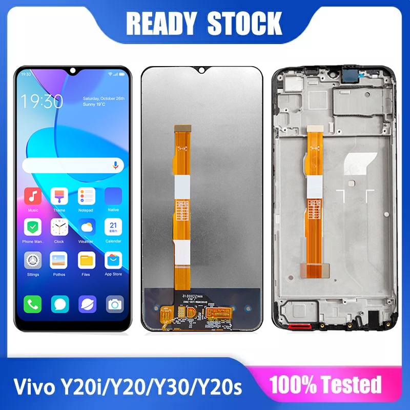 100% Test Original Screen For VIVO Y20 Y20i Y20s Y12s Y15s Y12A Y21s ...
