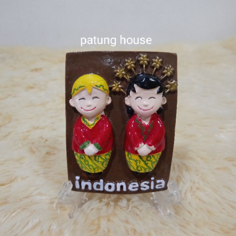 Indonesian Kebaya Country Souvenir Fridge Magnet Fridge Magnet | Shopee ...
