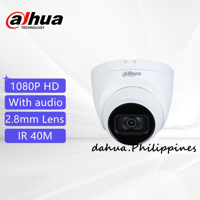 Dahua 2MP HD IR 40m Eyeball CCTV camera With Audio Wired 2.8mm Lens ...