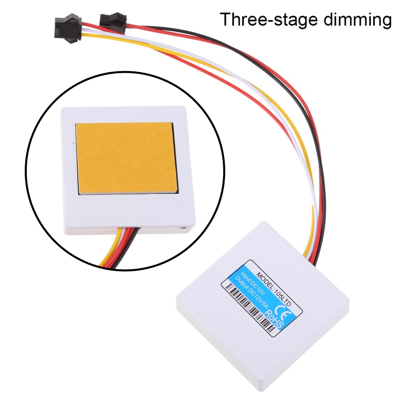 PCF* Mirror Lamp Touch Sensor Dimmer 5-24V LED Control Module Isolated ...