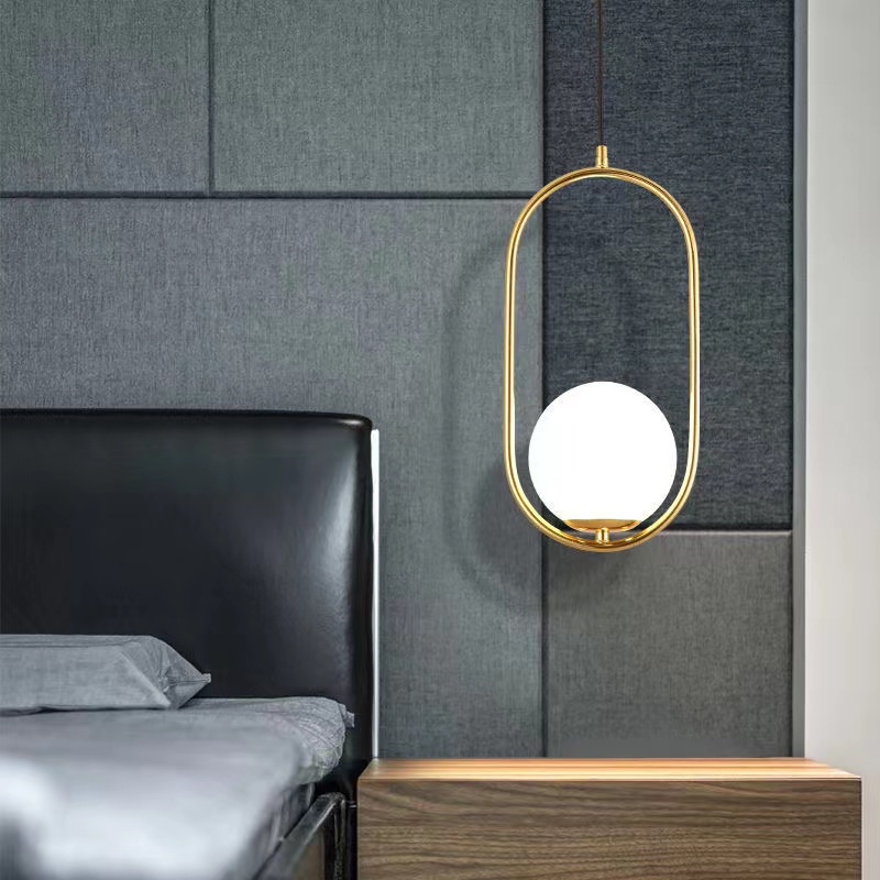 MeiJiaJia Bedside Pendant Light Bedroom Drop Lights Hanging Lamp ...