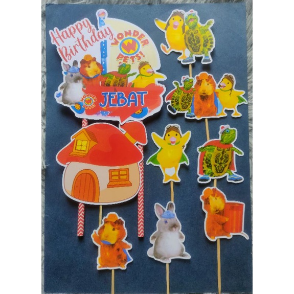 Wonder Pets Cake Topper Set Custom A4 Size | Shopee Philippines
