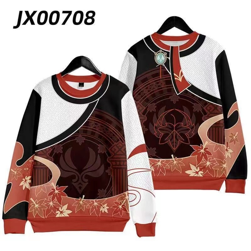 Game Genshin Impact Kaedehara Kazuha Hoodie Sweatshirt Anime Genshin ...