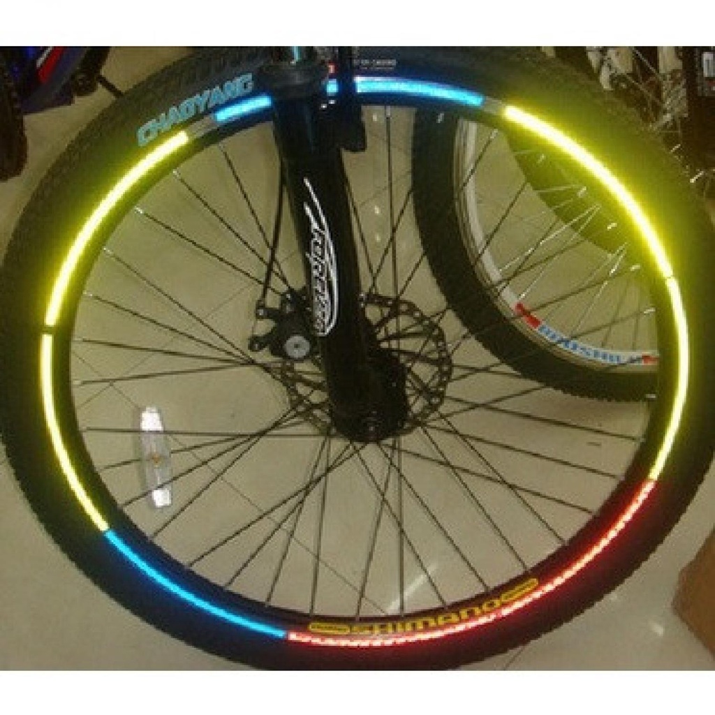 Bicycle Wheel Reflective Sticker / Bicycle Wheel Stickers 8 Strips - A ...