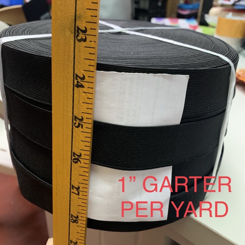 1” Elastic Garter WaistBand Garter (Per Yard) | Shopee Philippines