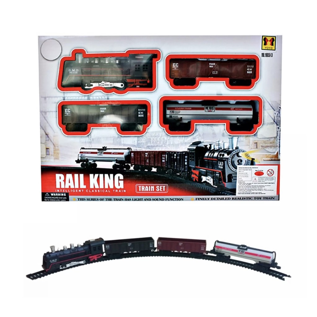 Rail King Intelligent Classical Train Set | Shopee Philippines