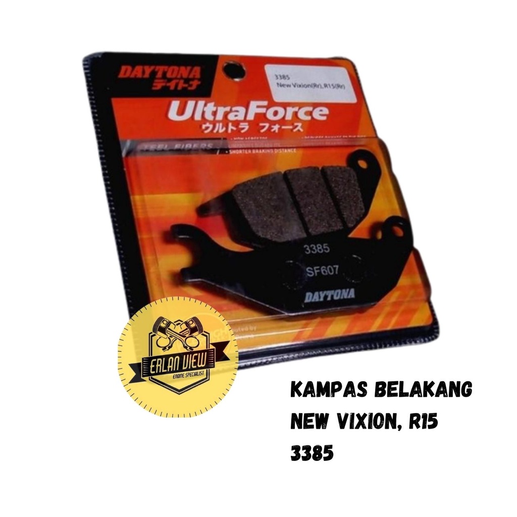 Rear Brake Pads New Vixion R15 Disc Pad 3385 Brake Shoe DAYTONA Vixion ...