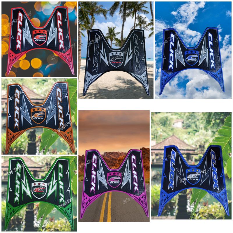 CLICK 125 V1 V2 V3 /CLICK 150 V1 V2 V3 FOOTBOARD MATTING / HONDA CLICK ...