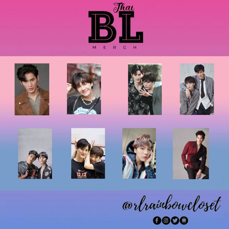 Thai BL Photocards KaoEarth NineHeart | Shopee Philippines