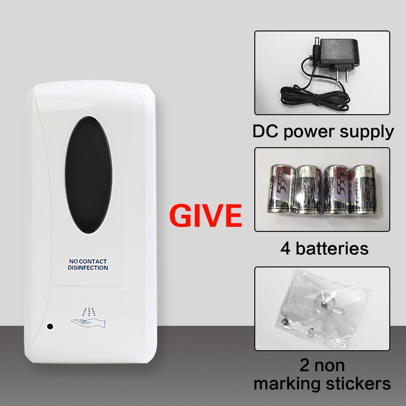 Automatic Alcohol Spray Dispenser Wall Mounted - Powered by USB or AA ...