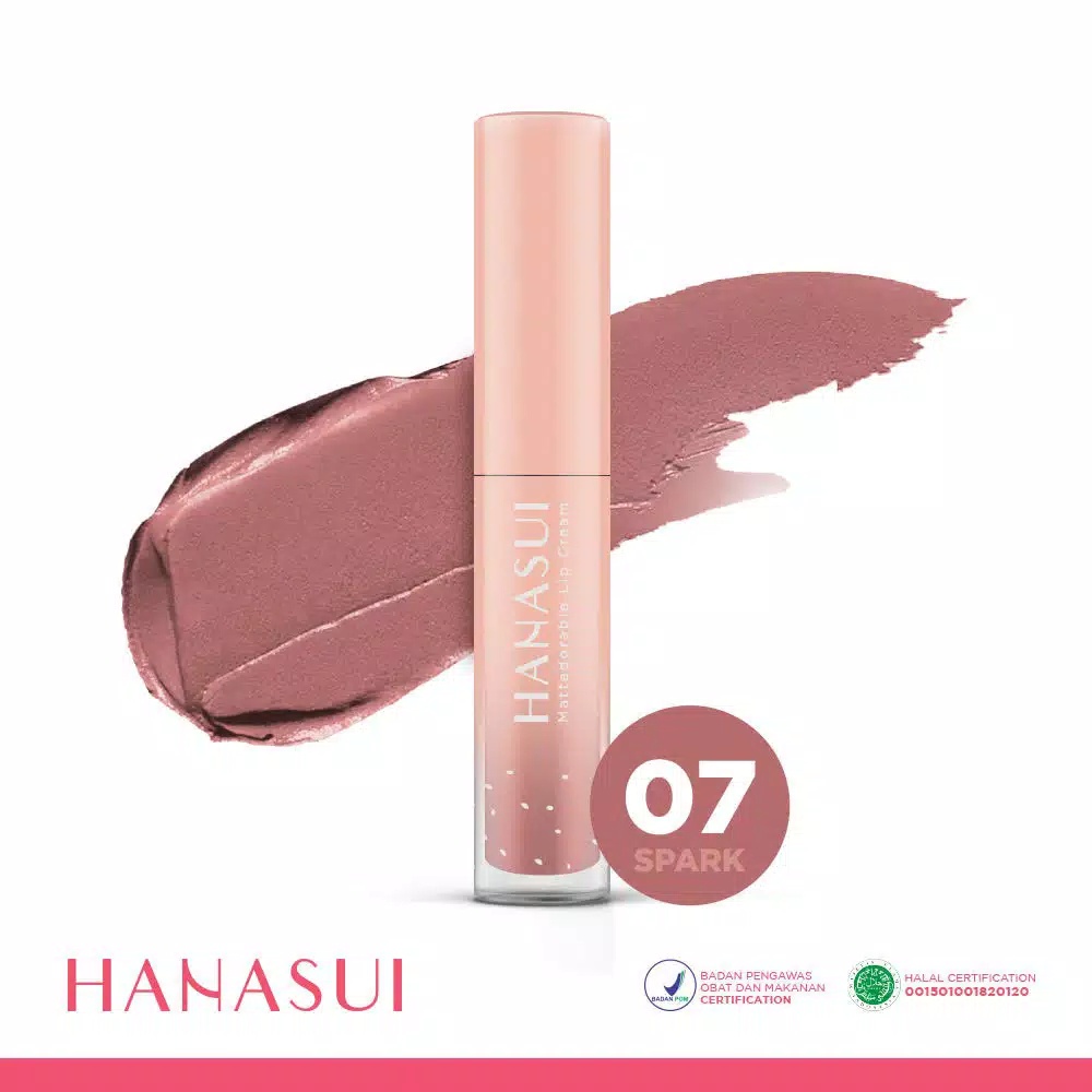 Hanasui Mattedorable Lip CReam 07 SPARK | Shopee Philippines