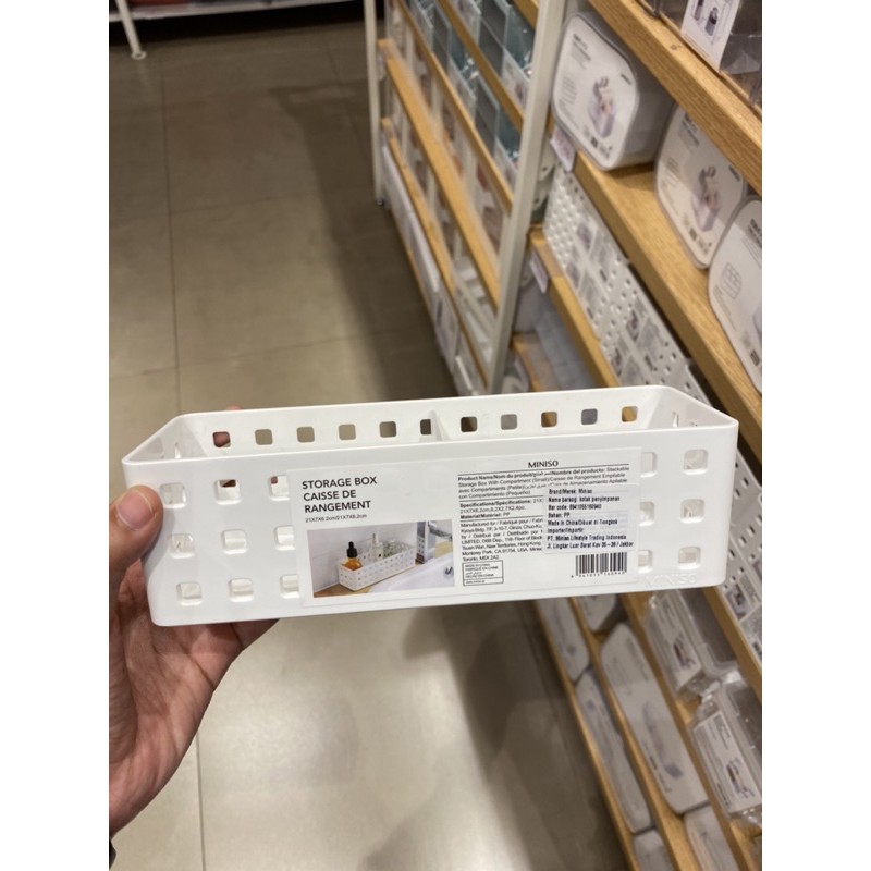Miniso STORAGE BOX (LUXURY MINISO STORAGE PLACE) | Shopee Philippines