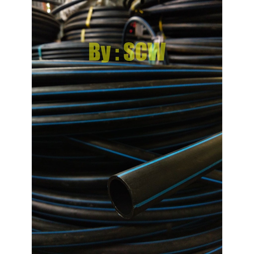 Pn10 HDPE Hose Pipe Size 40mm 1-1/4" inch Irrigation Compression Pipe ...