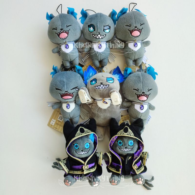 Twisted Wonderland - Grim Plush & With Clip (Mini Book Plush and Always ...