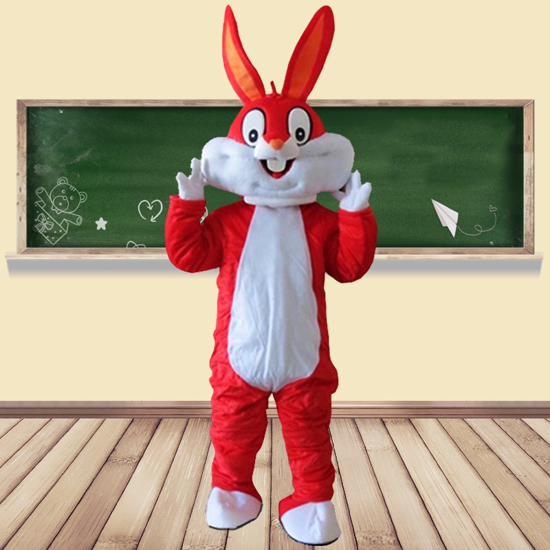 Bugs Bunny Anime Mascot Cartoon Costume for Adult Halloween Christmas ...