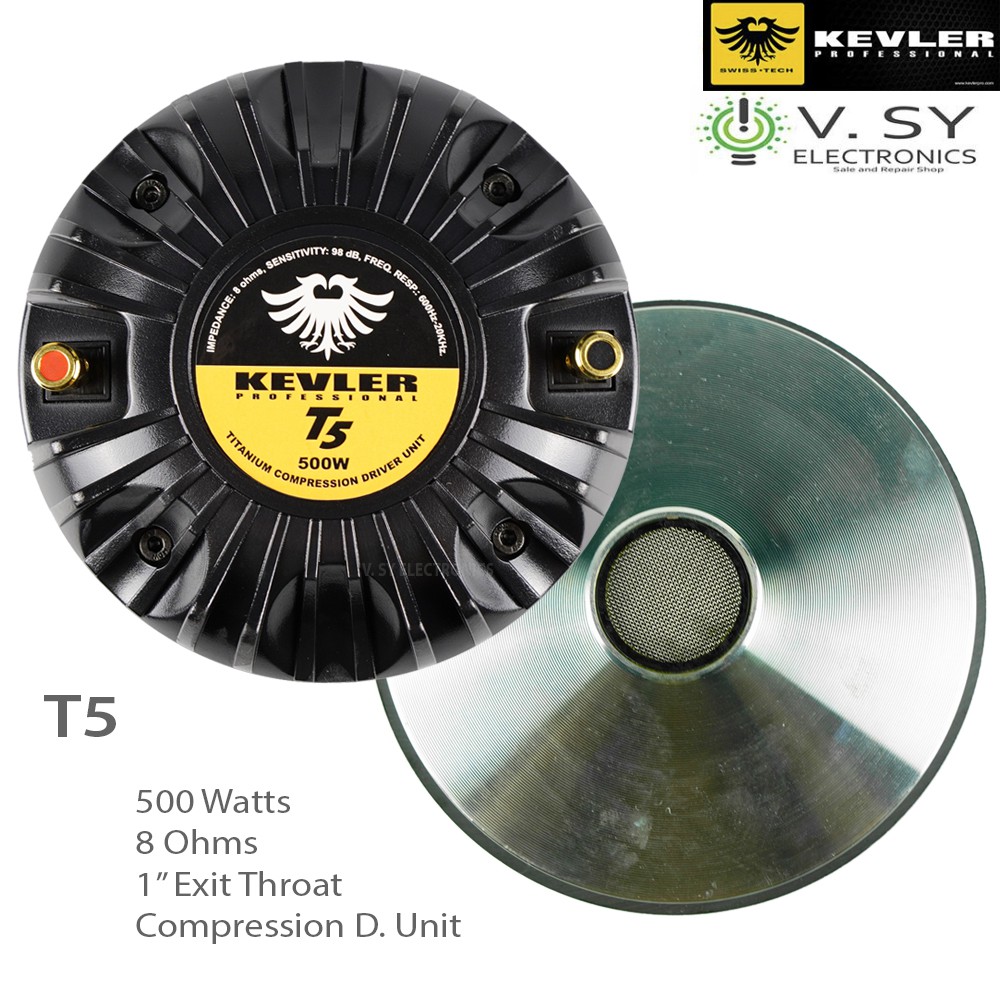 2023 Kevler T5 500W RMS 8ohms Titanium Compression Driver Unit for ...