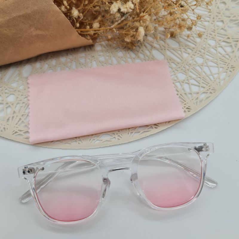 Blush pink gradient anti blue light anti radiation adult women's ...