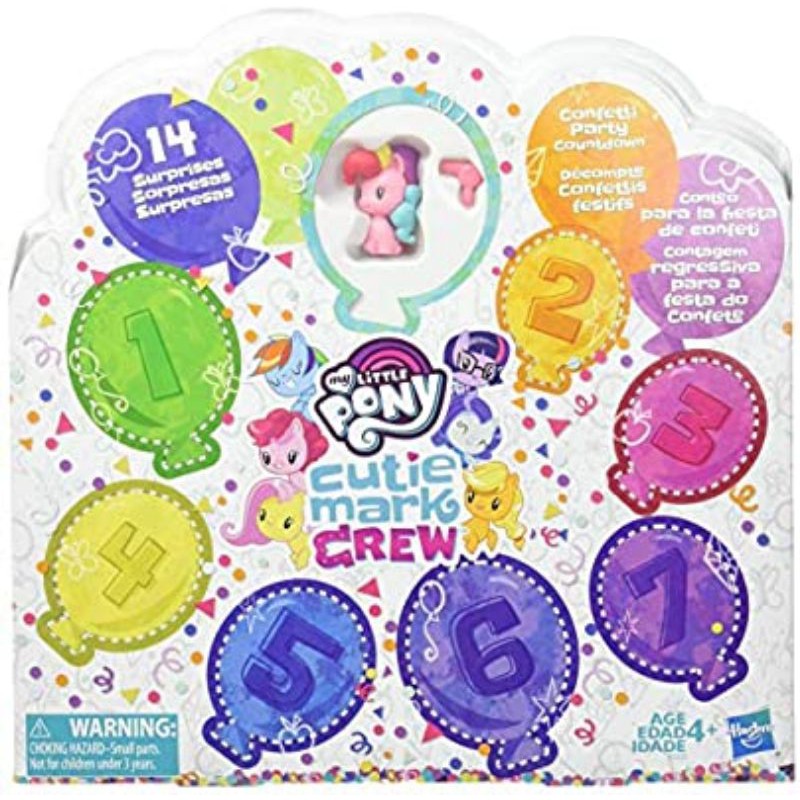 My Little Pony Cutie Mark Crew Confetti Party Countdown 8 ponies with ...