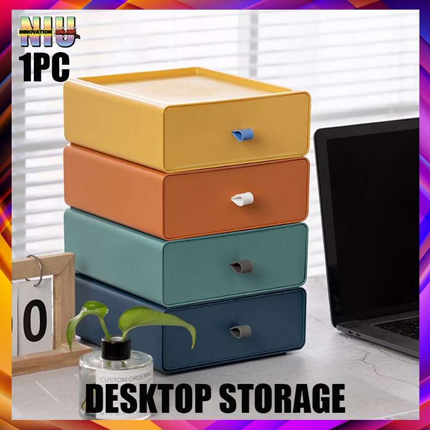 1PC Drawer Type Stackable Large Capacity Desktop Office Supplies ...