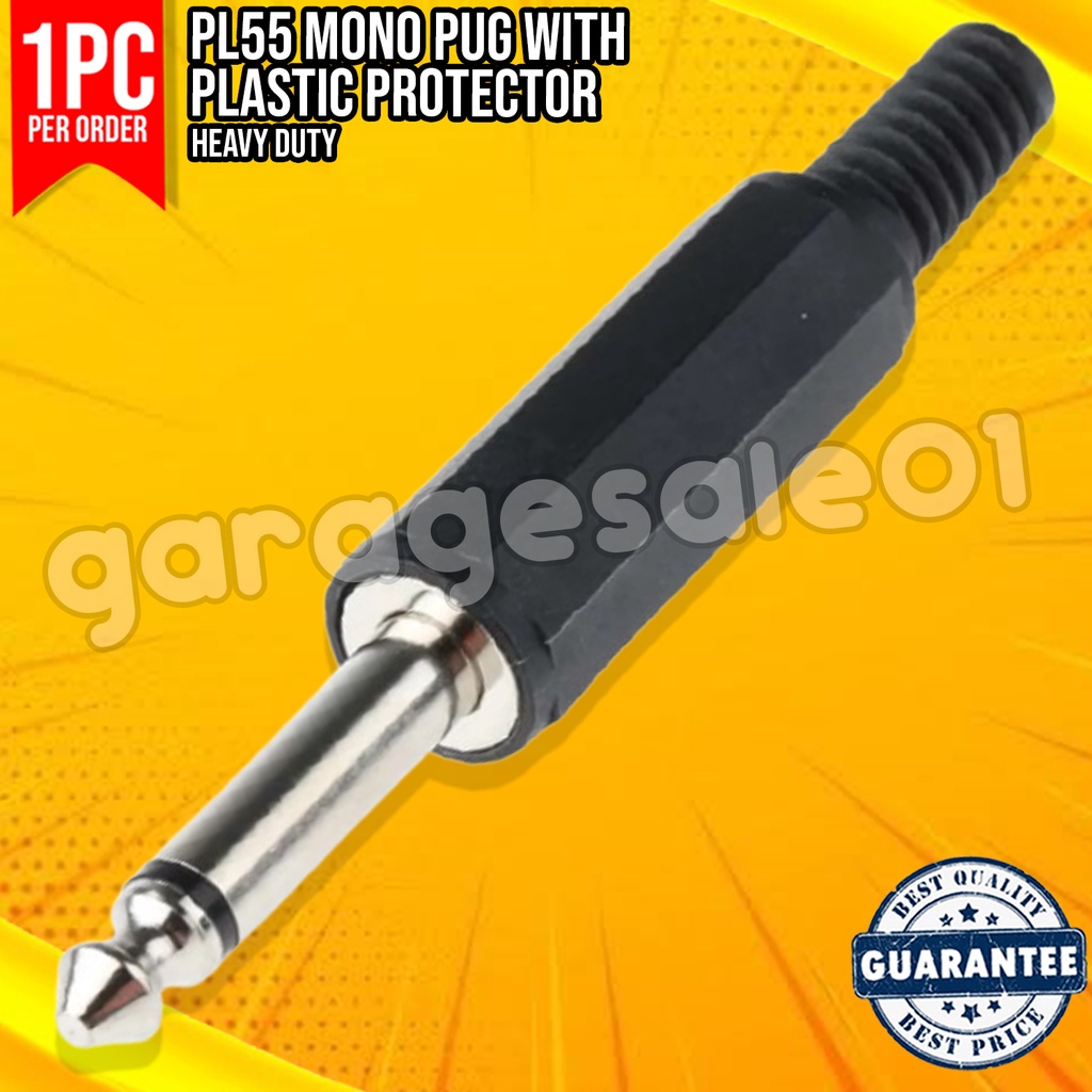 PL55 Mono Plug With Plastic Protector | Shopee Philippines