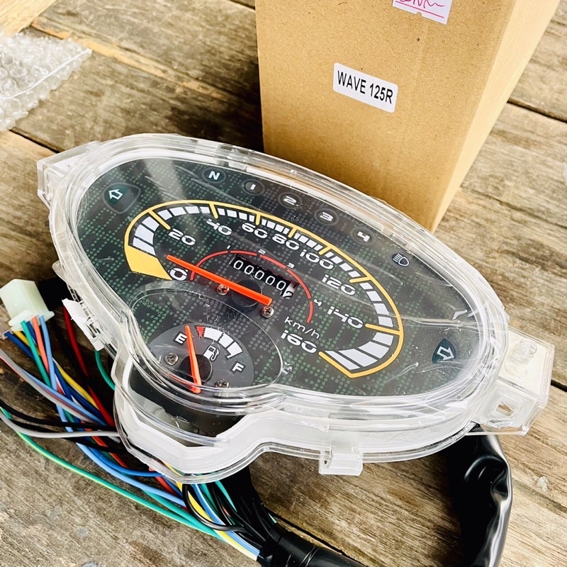 Sr. Speedometer with power cable, lift set, Wave 125, WAVE125 S / R ...