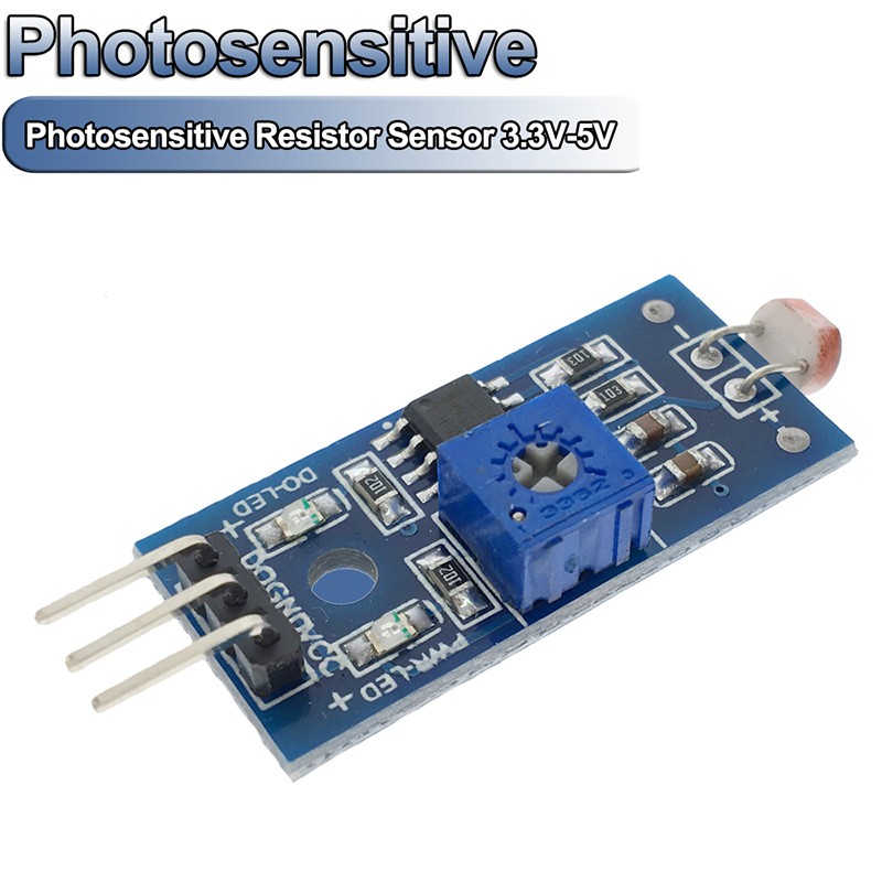Photosensitive Brightness Resistance Sensor Module Light Intensity Detect Photosensitive ...
