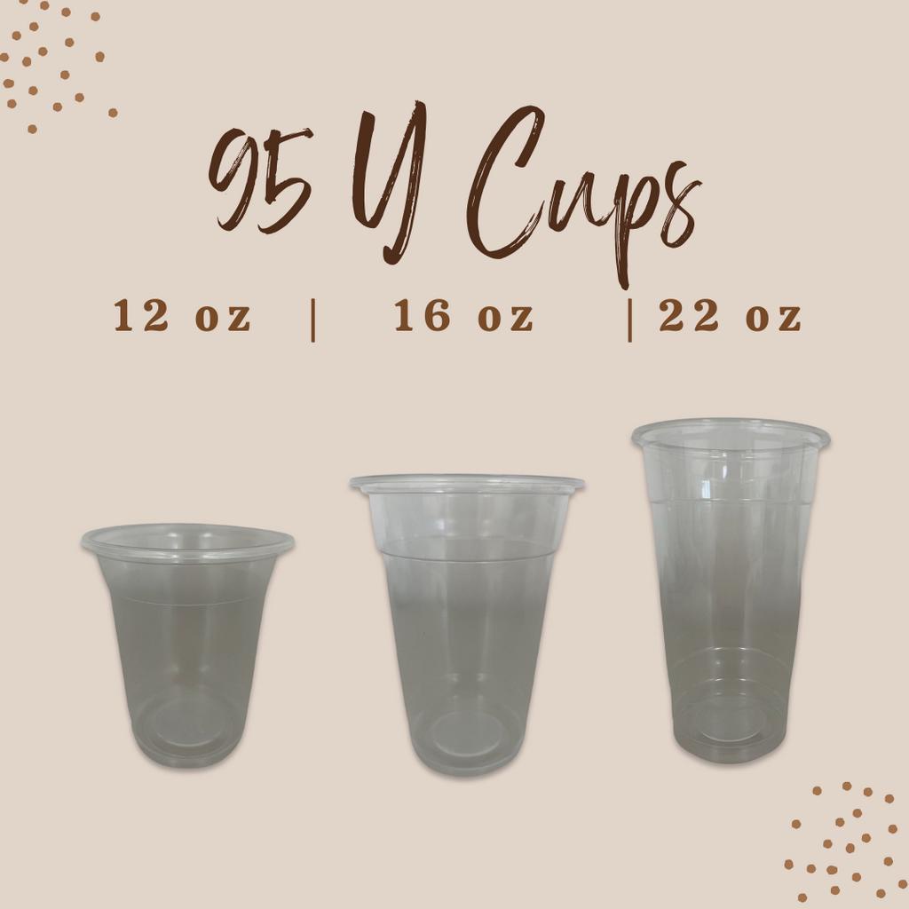PP Y Plastic Cups 100pcs for Milktea | Shopee Philippines