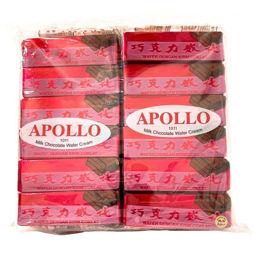 APOLLO Chocolate Coated Wafers | Shopee Philippines
