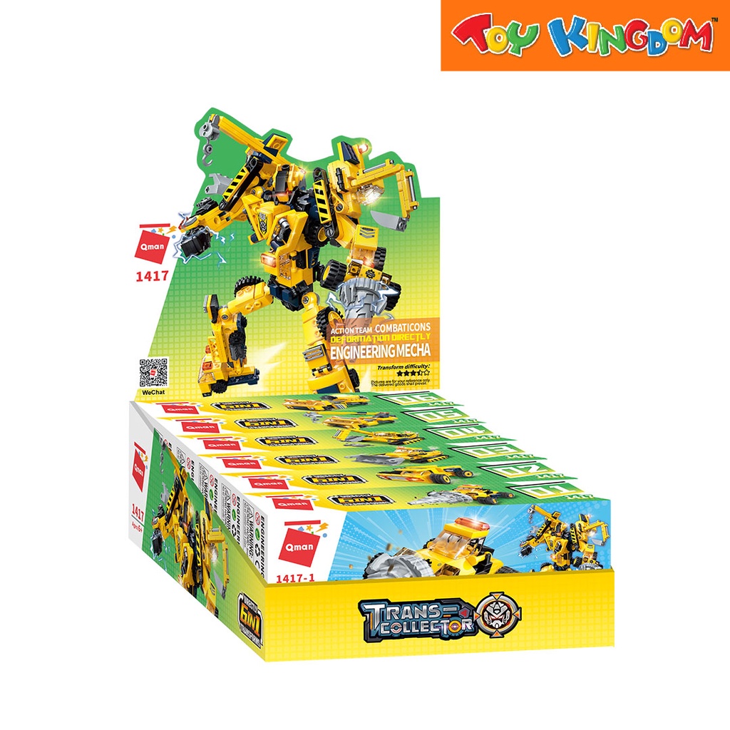 Keeppley Qman Trans-Collector Engineering Mecha Building Blocks ...