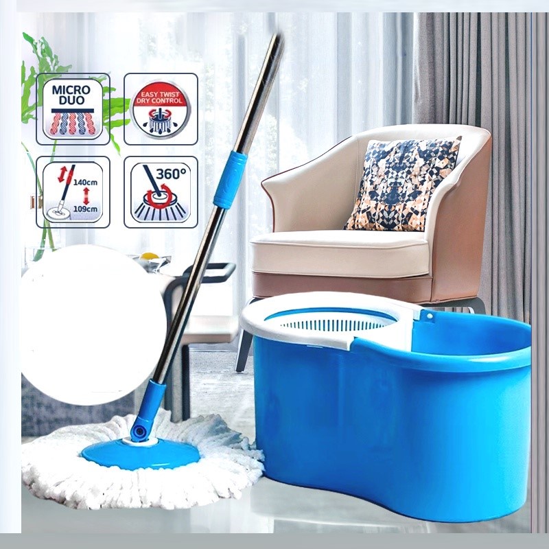Spin Mop With Spinner and Bucket Magic Tornado Mop 360 Easy Rotating ...