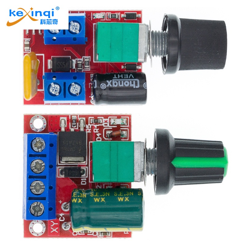 Mini 5A 90W PWM DC Motor Speed Controller Module Speed Regulator ...