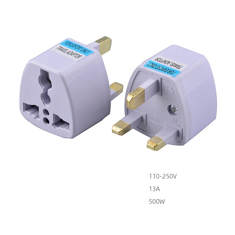 3 Pin to 2 Pin Adapter Plug Universal Travel Power Converter US EU UK ...