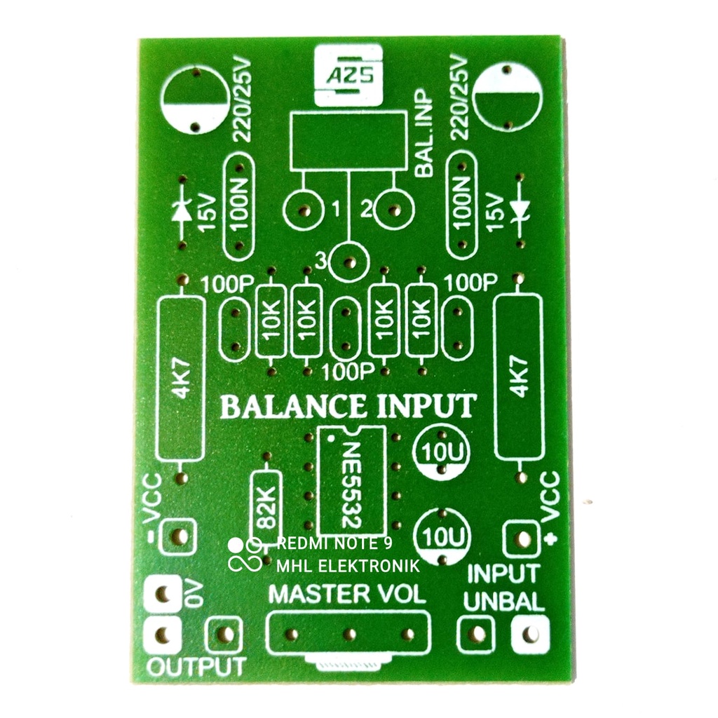 Pcb BALANCE INPUT MONO PERTINAK | Shopee Philippines