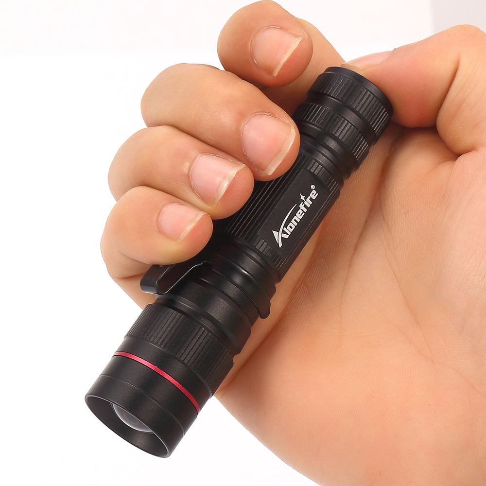 Alonefire X170 Mini Led Flashlight Waterproof Zoomable Camp Light Lamp ...