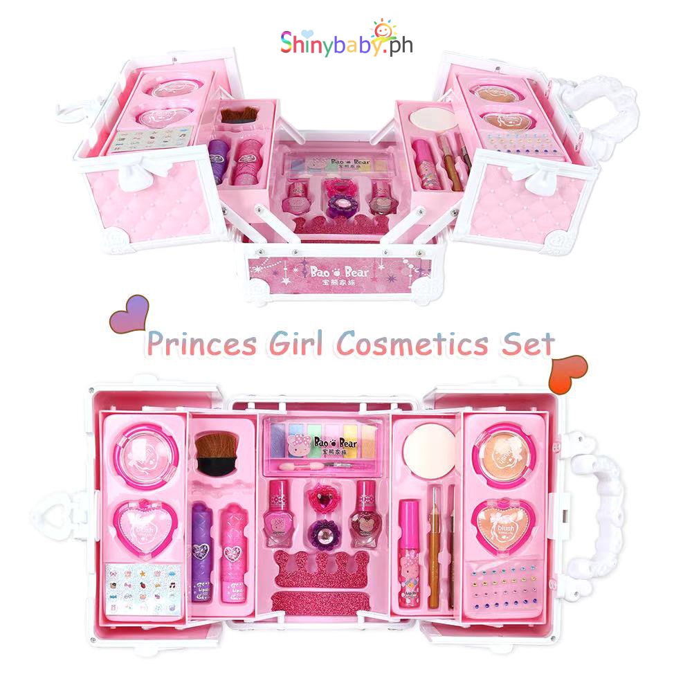 Children's cosmetics set, non-toxic toys, washable girl princess makeup ...