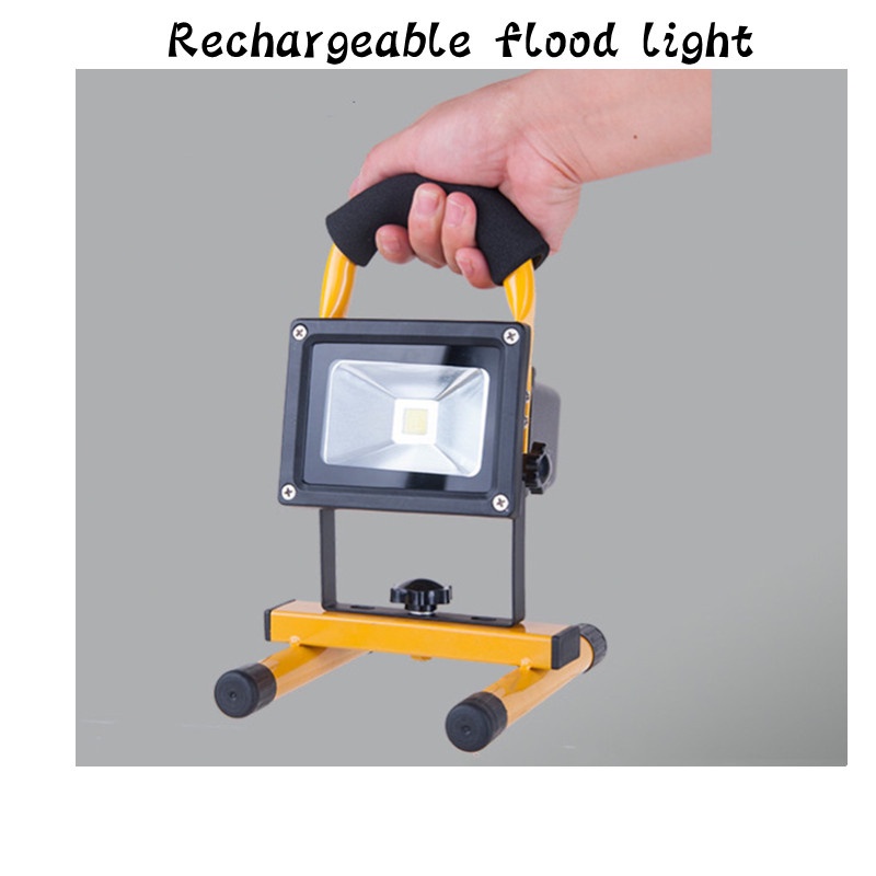 30W 20W 10W Floodlight Rechargeable LED Flood Light DC12V-24V Portable ...