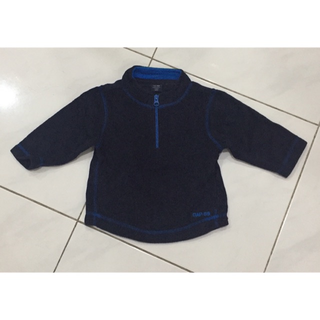 Baby Gap Navy collar sweater Jacket biru | Shopee Philippines