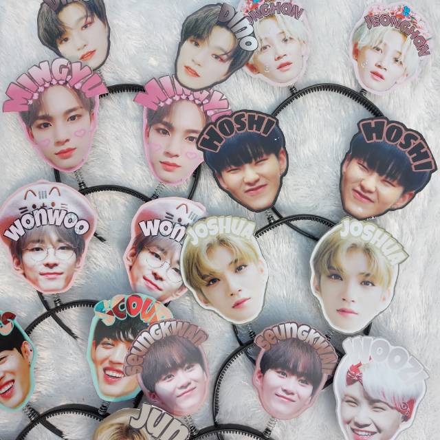 Seventeen all mem Face Bando Fan | Shopee Philippines