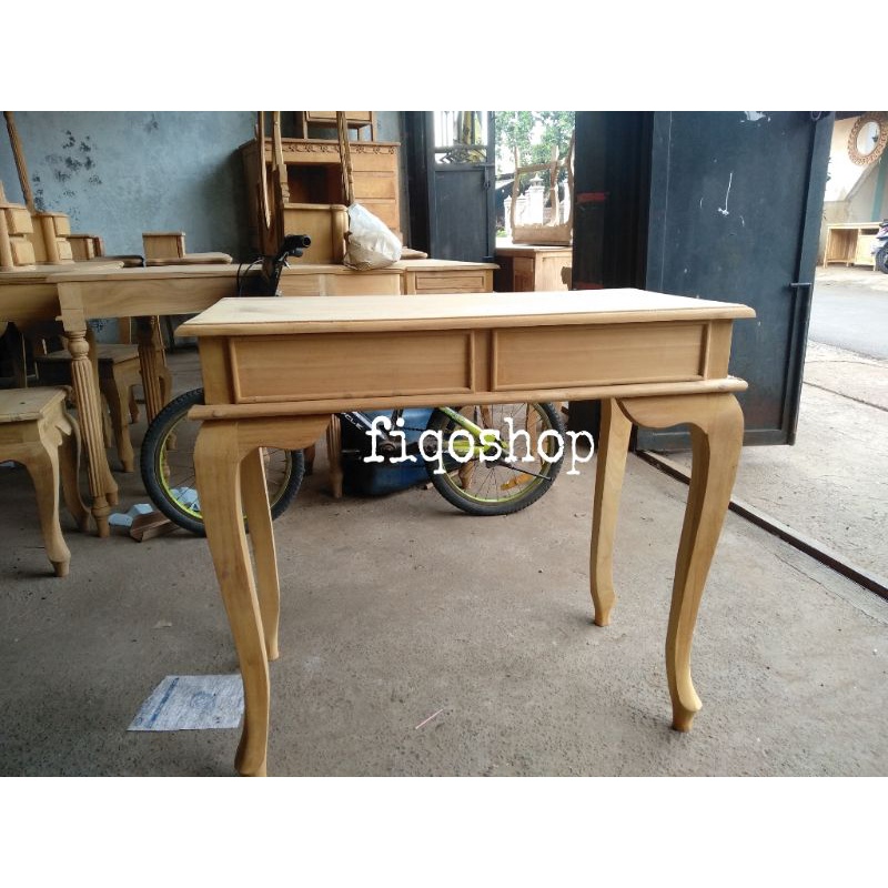 KAYU Consul Table 2 Drawers Sturdy Good Teak Wood Jepara Furniture ...