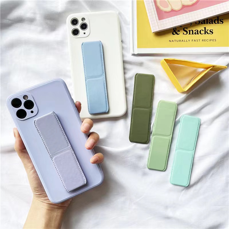 Back Adhesive Invisible Magnet Folding Mobile Phone Support Ring Buckle ...