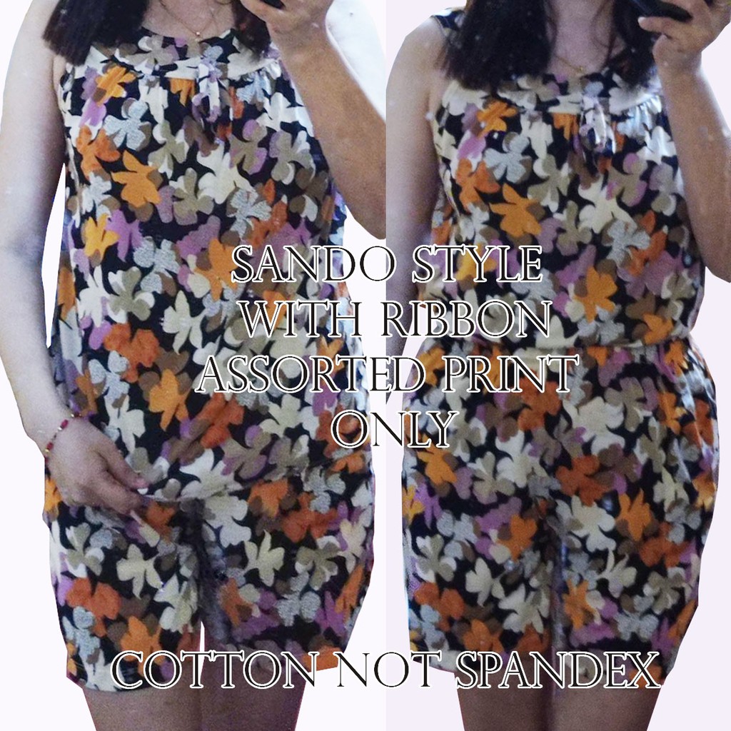 soft cotton korean spag terno and sando terno | Shopee Philippines