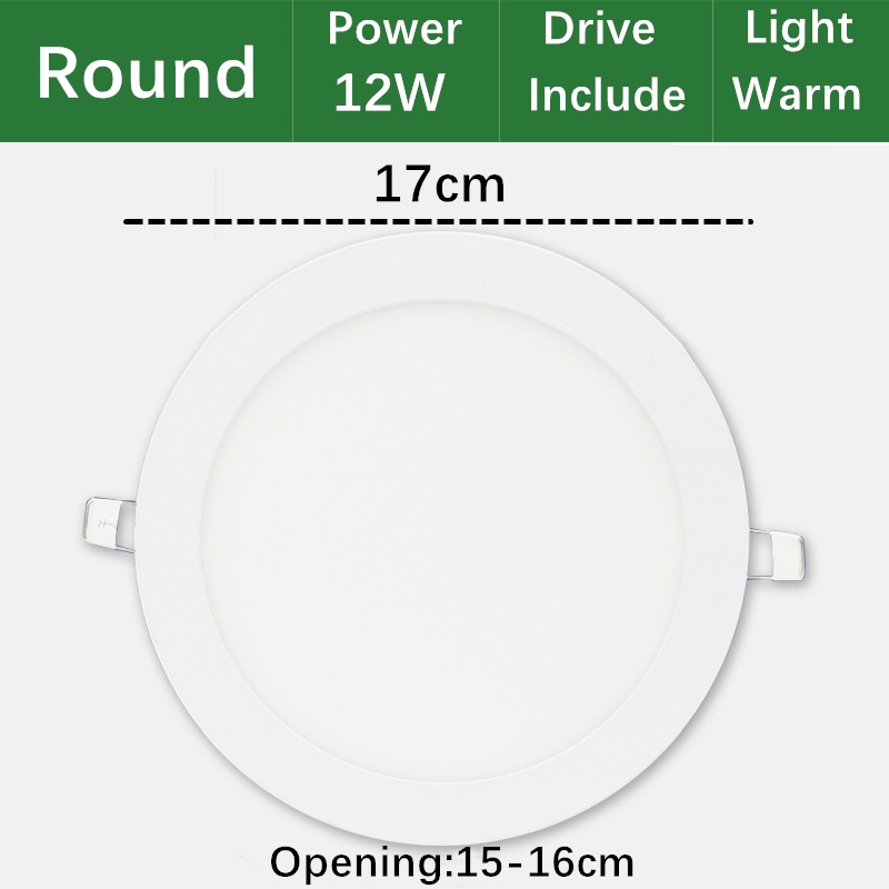 LED pin Light ceiling light Recessed Downlight Square Round Panel light ...