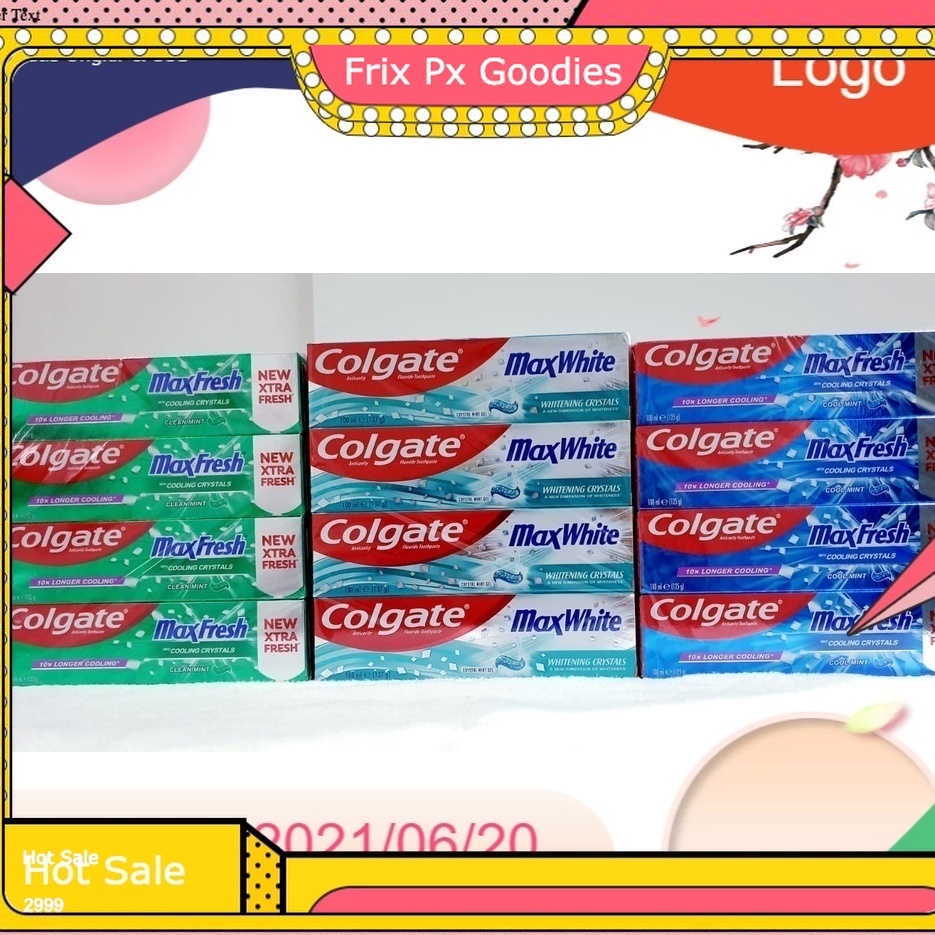 Colgate Toothpaste Max Fresh and MaxWhite 100 ML Per Piece Import from ...