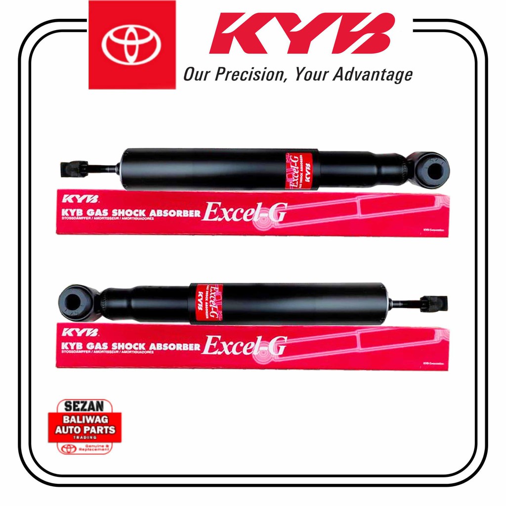 KYB KAYABA TOYOTA FORTUNER 4X2 4X4 2005-2015 SHOCK ABSORBER REAR SET ...