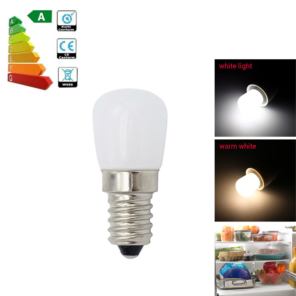 Mini AC 220V LED Bulb E14/E12 Light Bulb SMD2835 LED Refrigerator Lamp ...
