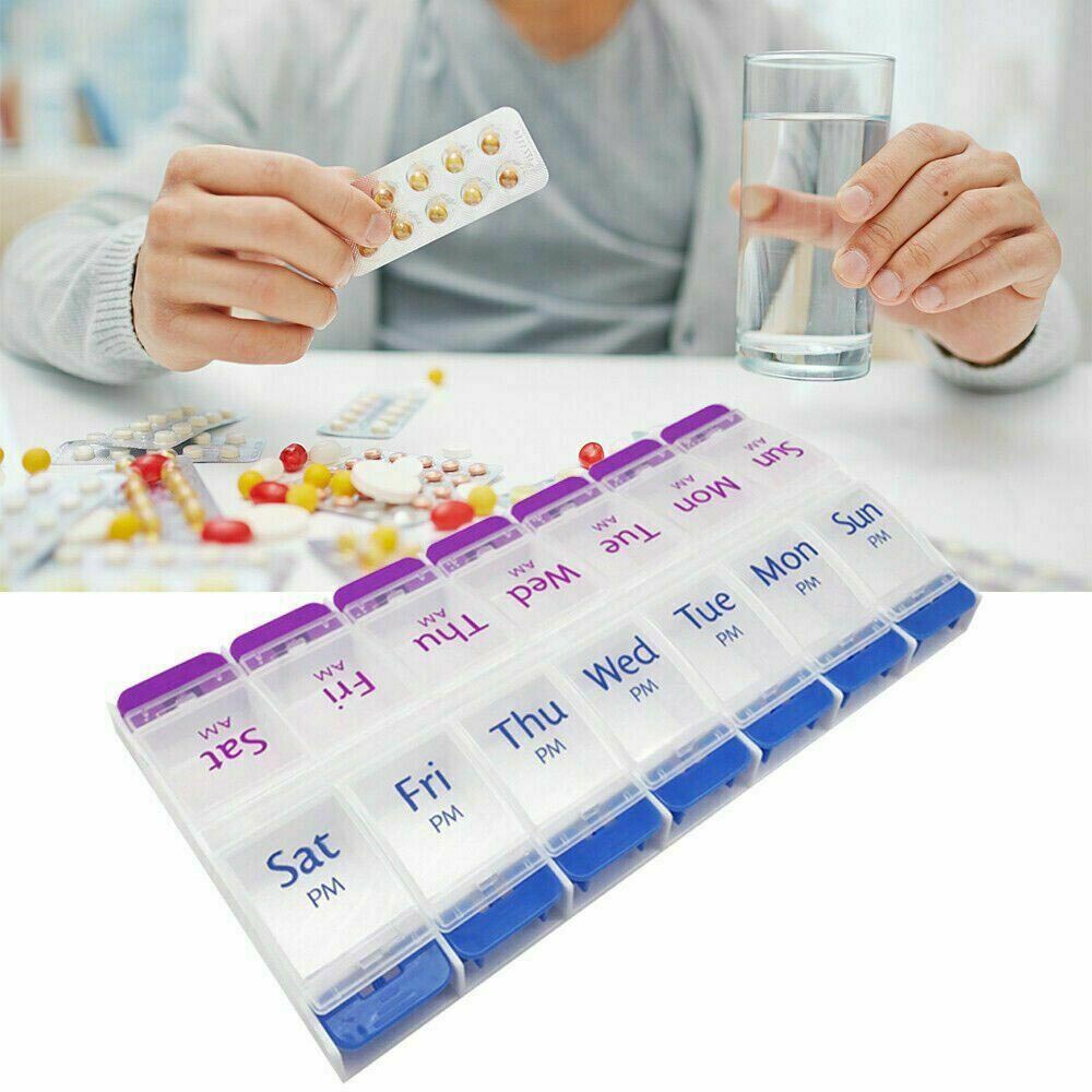 14 Grid Piano Button Pill Box | Shopee Philippines