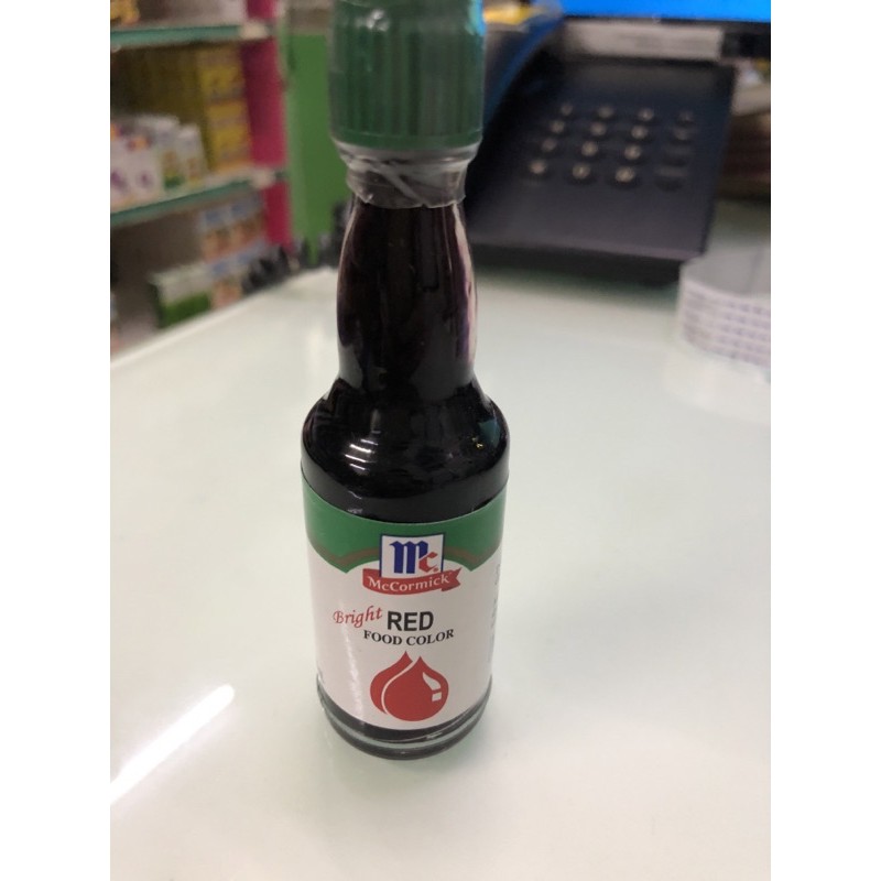 McCormick Bright Red Food Color Liquid 20mL | Shopee Philippines