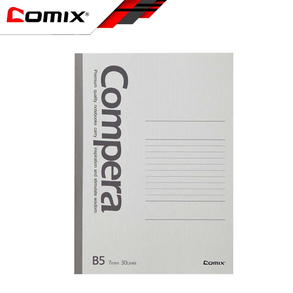 Compera CGB5607 Notebook, B5, 60 Sheets , Ruled Pages | Shopee Philippines